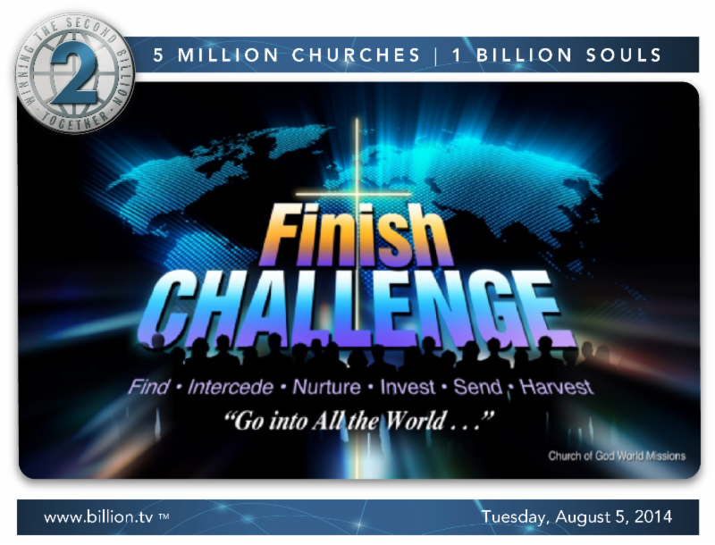 The Church Of God Launches The Finish Challenge!